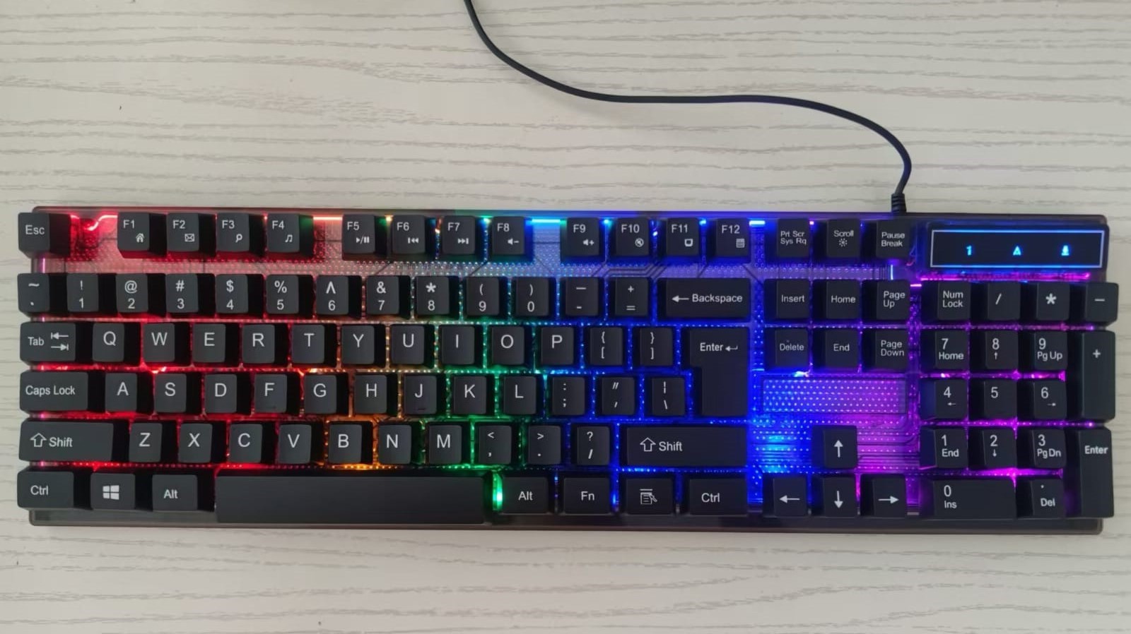 Banda V3 semi mechanical RGB keyboard USB wired keyboard for pc ...