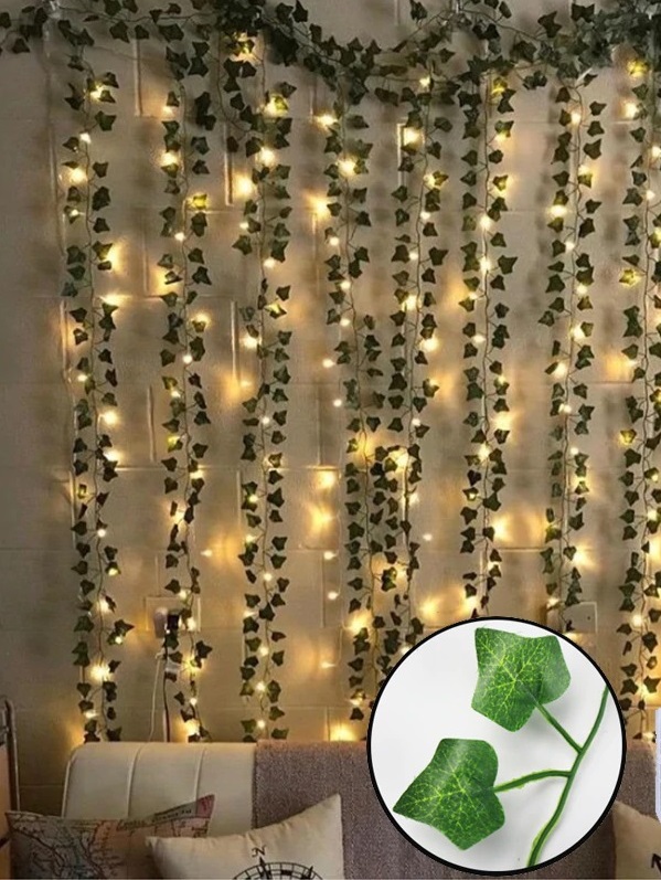 Artificial Bail Fairy Lights String for Home Decoration (7 ft Long each ...