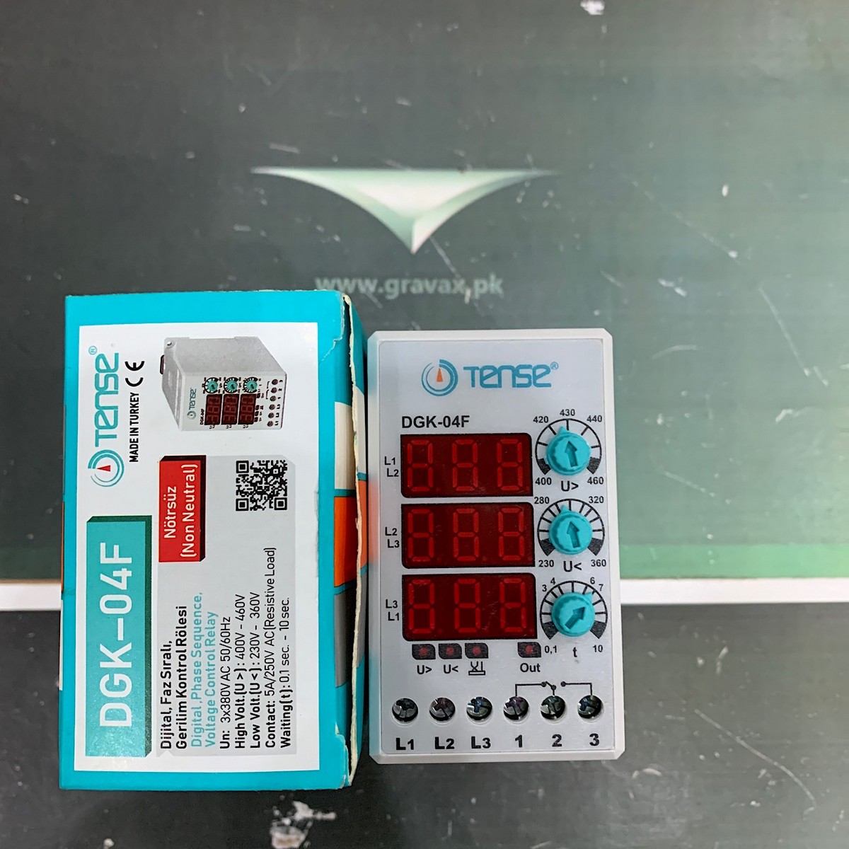 Digital phase sequence voltage control relay DGK-04F | Daraz.pk