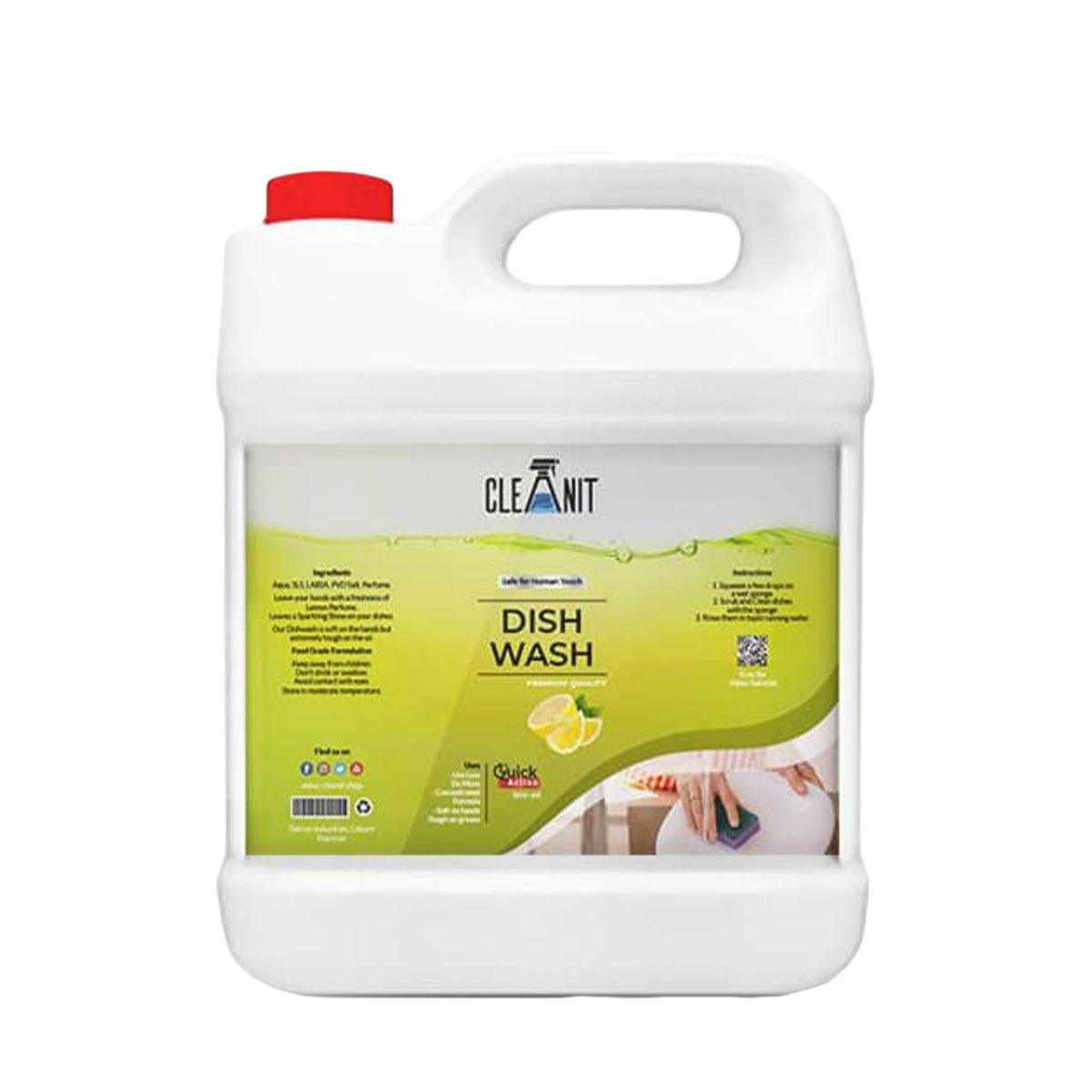 Cleanit Dishwash Cleaner 5L Lemon | Daraz.pk