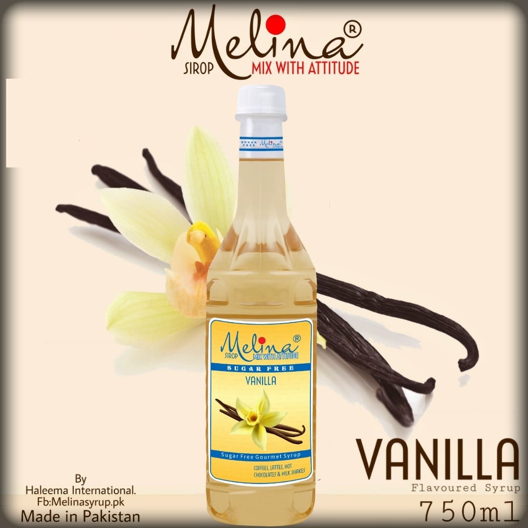 Melina - Vanilla Sugar free flavored/Flavoured Syrup 750ml/Coffee ...