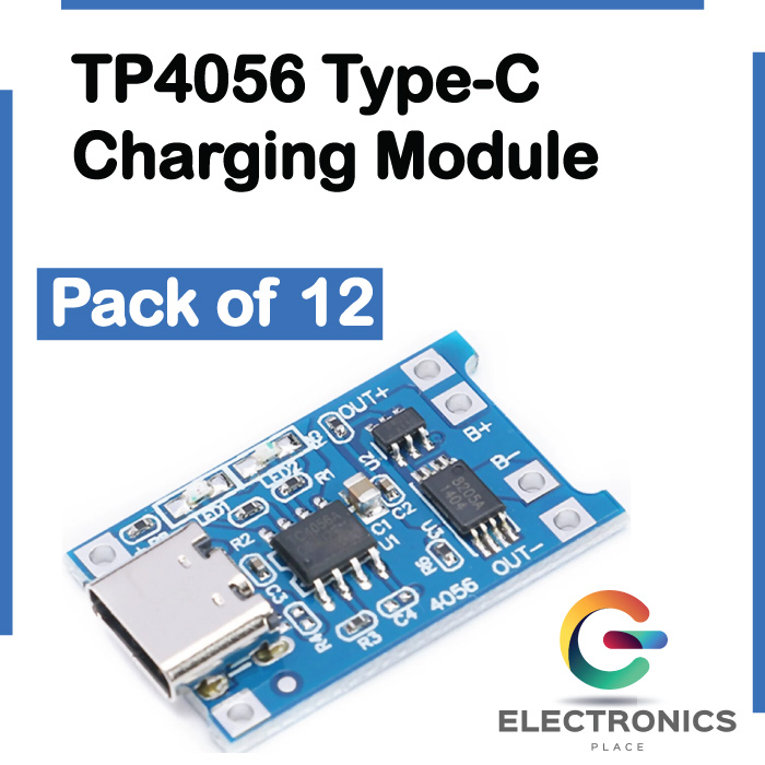 TP 4056 Charging Module | 18650 Lithium battery Charger Type C With ...