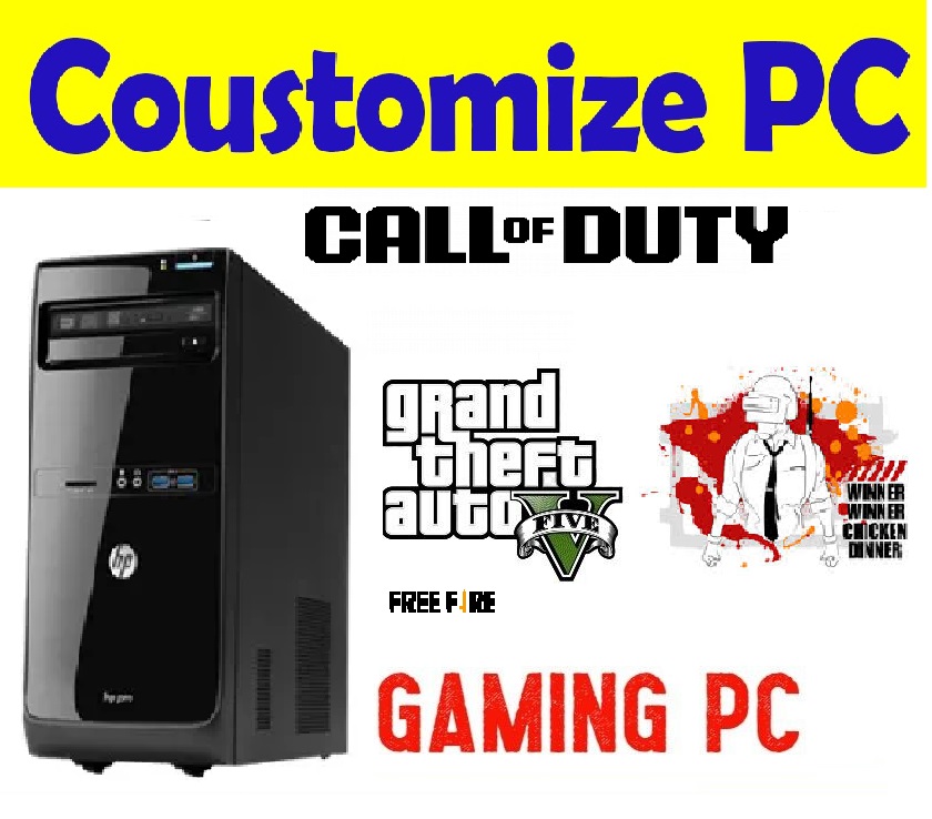 gaming PC 3500 Pro Micro Tower Gaming PC - Intel Core i7 3Rd Generation ...