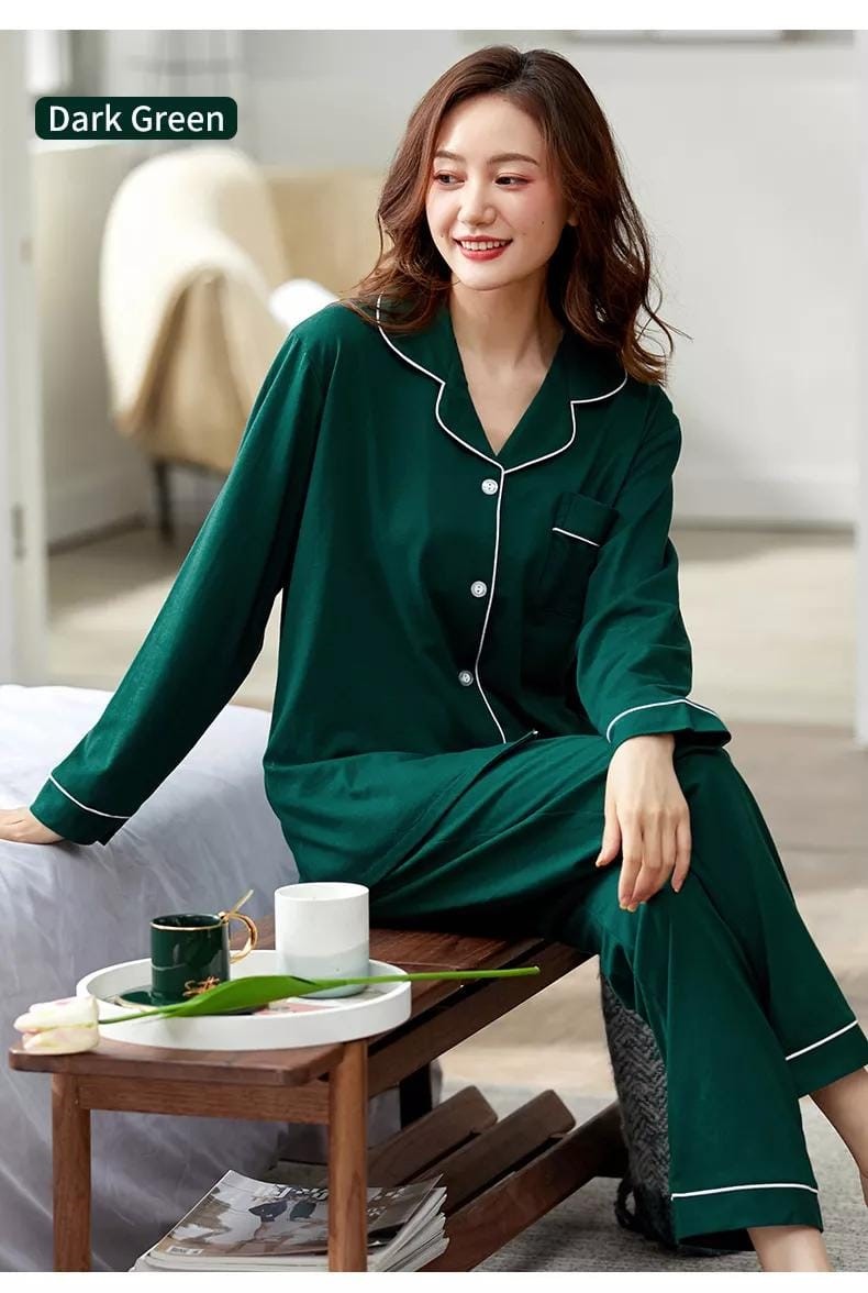 Night Suit Sleeping Silk Suit Nightwear Girls | Daraz.pk