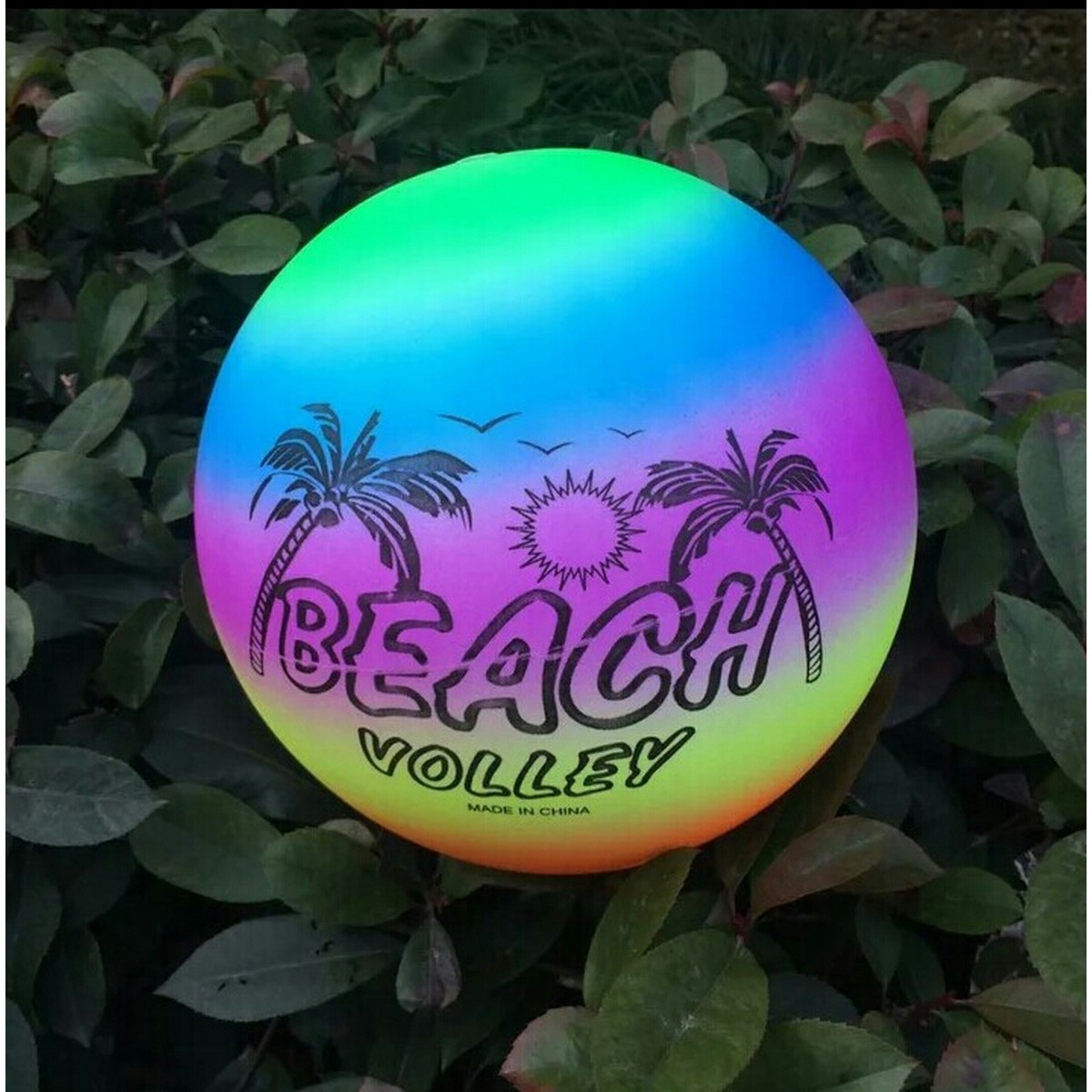 Rubber inflated Beach Ball Football Toy Baby Kid Children Balloons ...