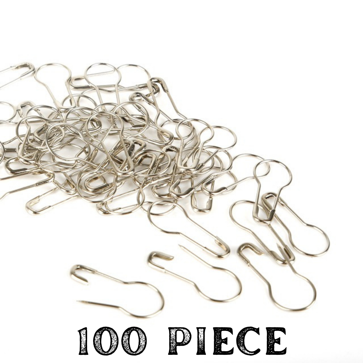 Pack of ( 100 Pcs ) Imported Coil Less Colorful Safety Pins For Women ...