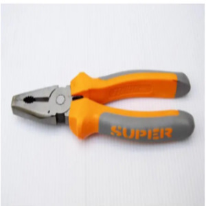 Heavy Duty 8 Inches Combination Pliers (Plas) with Soft Plastic Grip ...