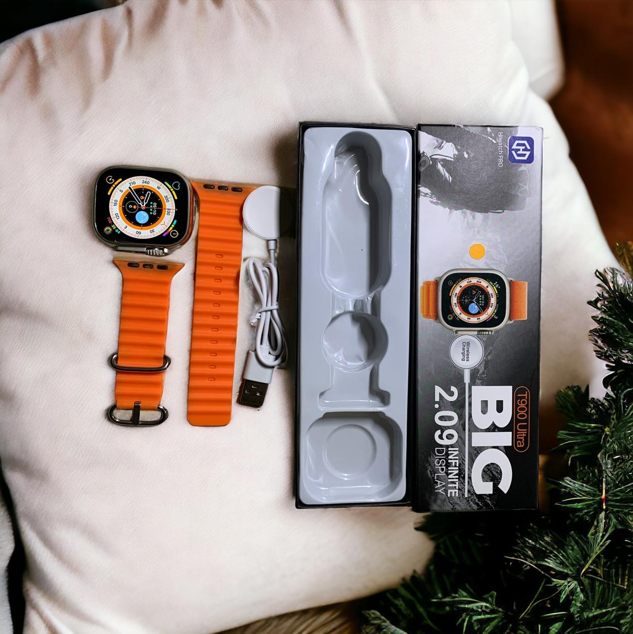 T900 ULTRA SMART WATCH BIG 2.09 INFINITE DISPLAY | Daraz.pk