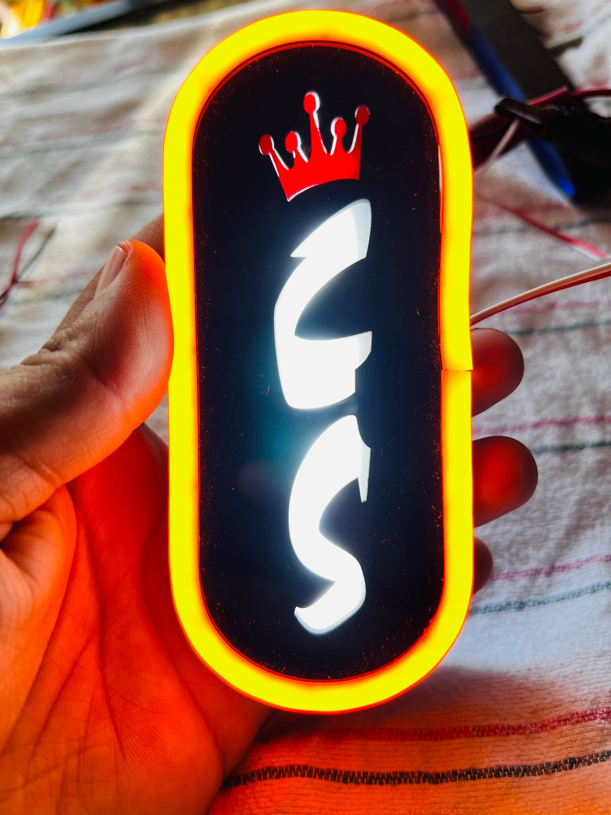 Bike Fancy Neon Reflector Light For 125 And CD 70 Universal product ...