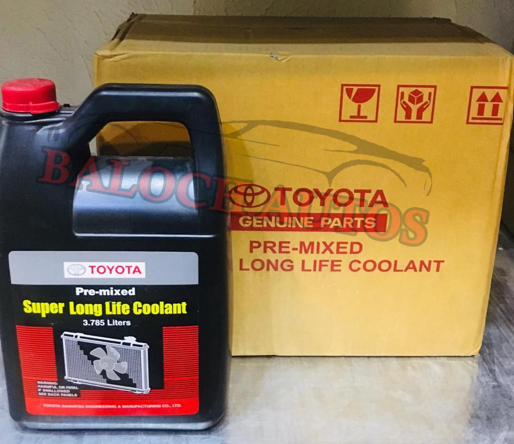 TOYOTA Genuine Super Long Life Anti Freeze Coolant (Pre - Mixed) - 3.78 Liters - Made in ...