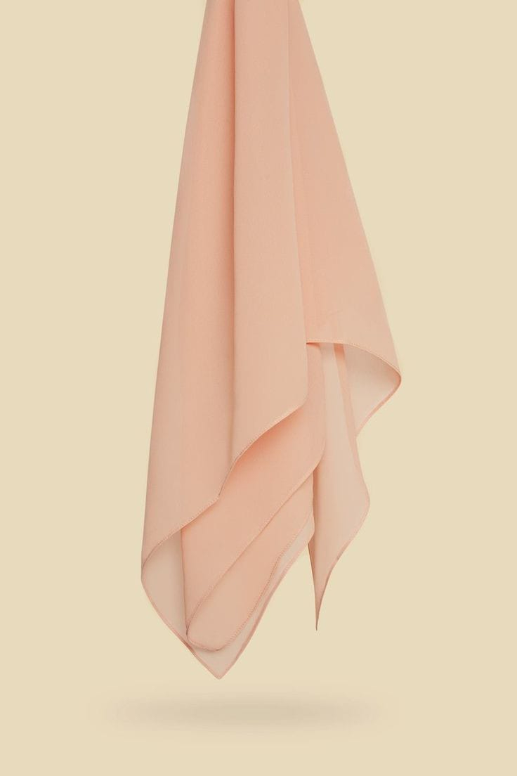 Instant Double Loop Chiffon Hijab Scarf for Women, Pinless and Ready to ...