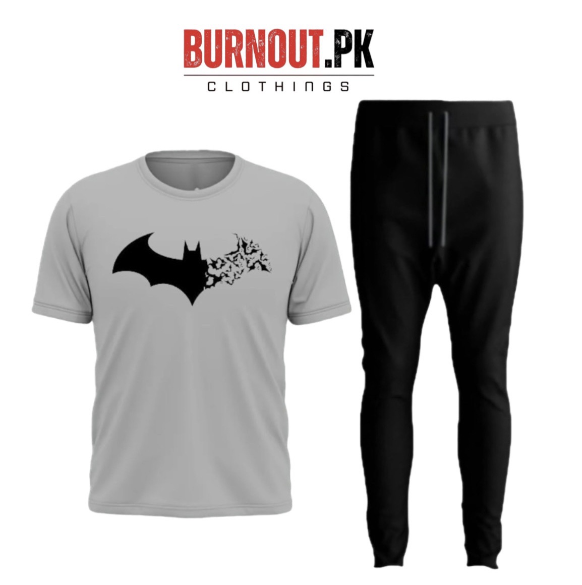 BURNOUT.PK NEW TRENDY SUMMER COLLECTION BATMAN PRINTED TSHIRT TRACKSUIT ...