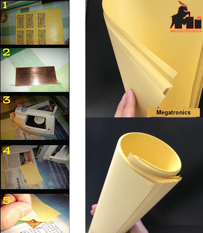 10pcs set APCB A4 Thermal Transfer Paper Inkjet Heat Paper Transfer ...