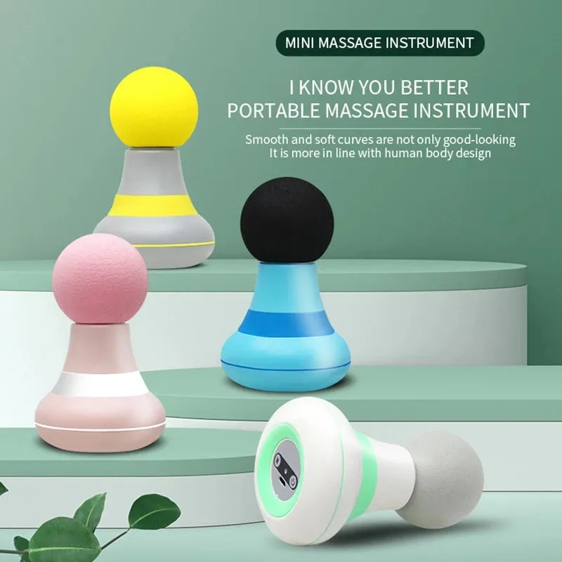 Portable Mini Massager Pocket Massager Support for Man USB Charging 6 ...
