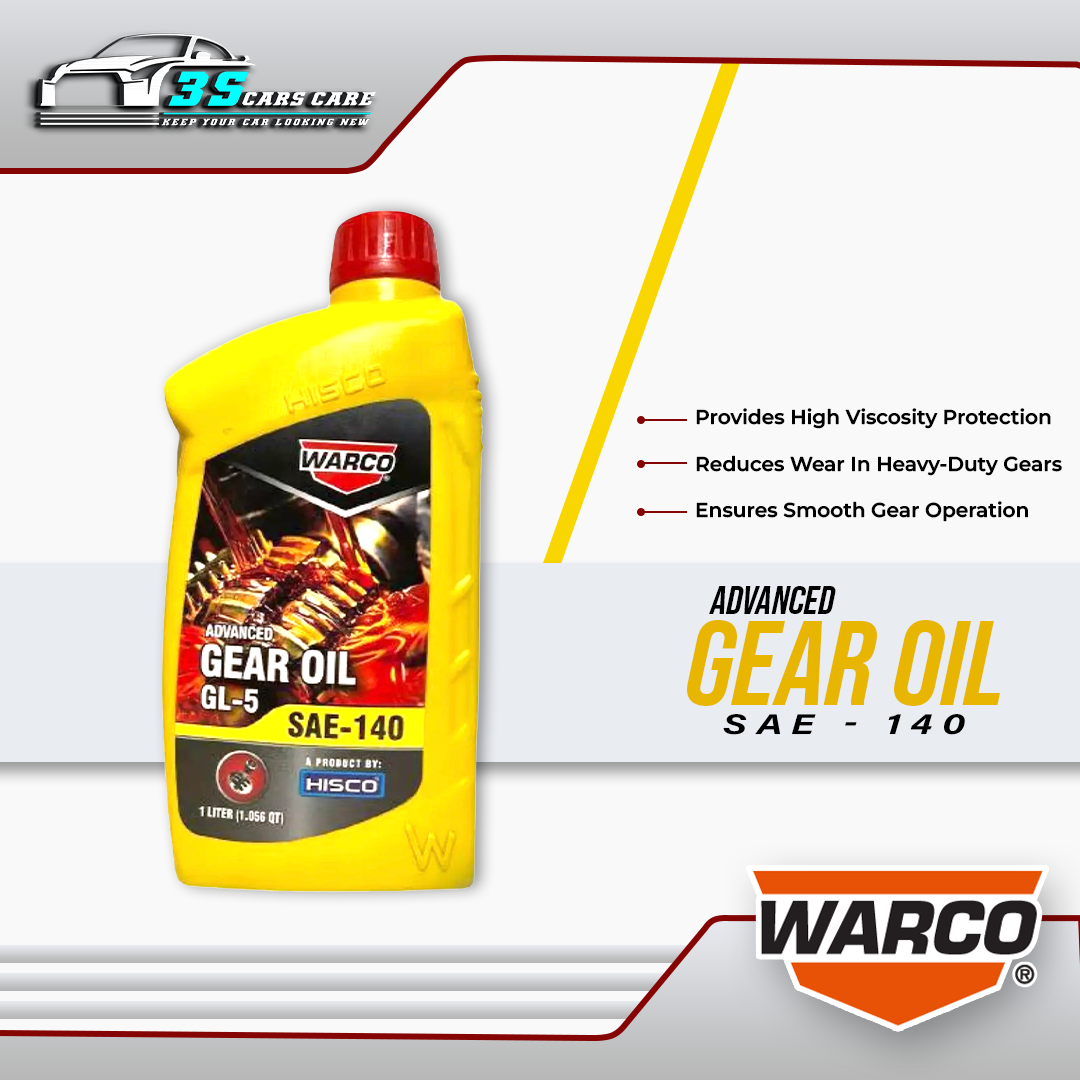 WARCO Advanced Gear Oil GL-5 SAE 140 | Heavy Duty Gear Lubricant – 1 ...