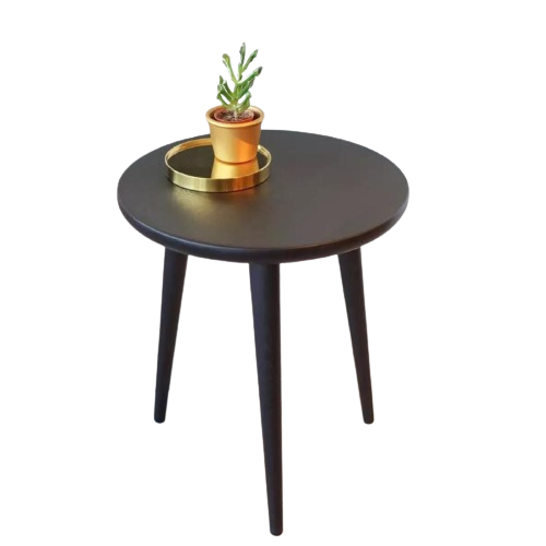 Curved Foldable Side Table, Coffee table (16 Inches Top & 20 Inches ...