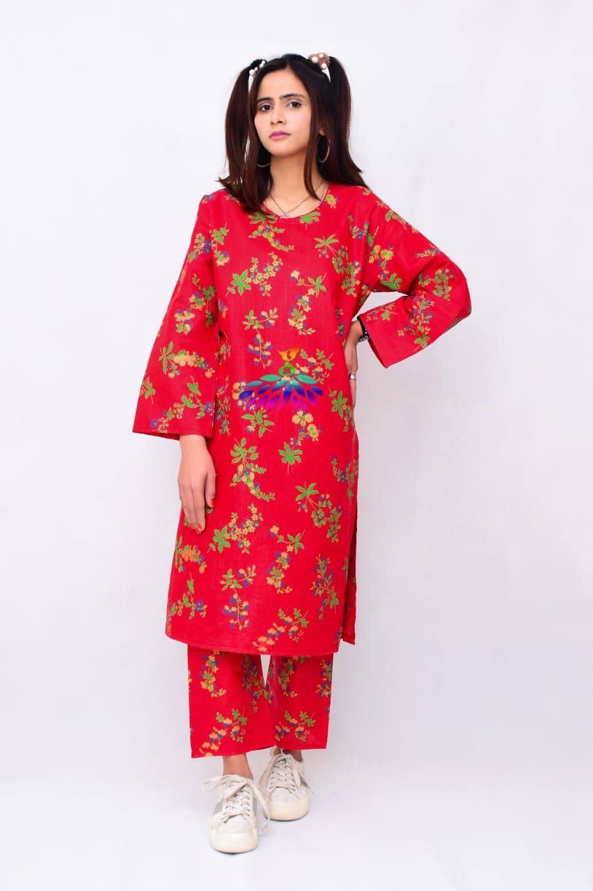 Khader 3D Block Print Ladies Dress Suit for Girls and woman | Daraz.pk