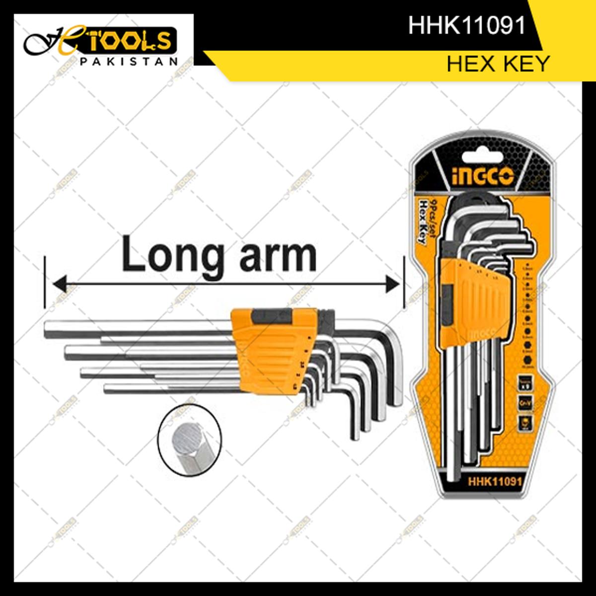 INGCO Hex Key 9 Pcs HHK11091 | Daraz.pk