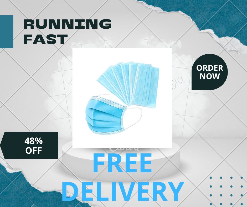 Disposable Face Mask – 50 PCS | Daraz.pk