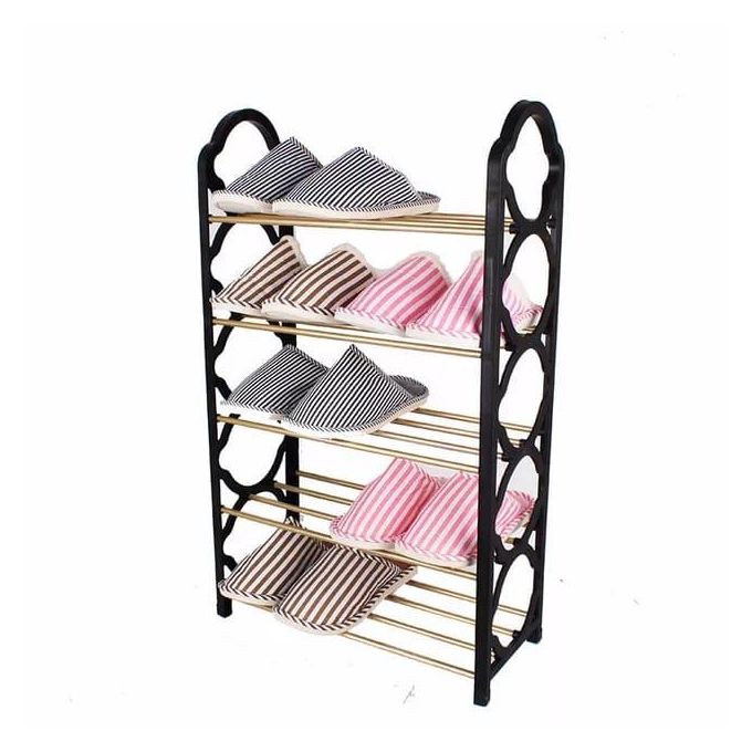 5-Layer Multi-Functional Rack Versatile Stackable Organizer for Shoes ...