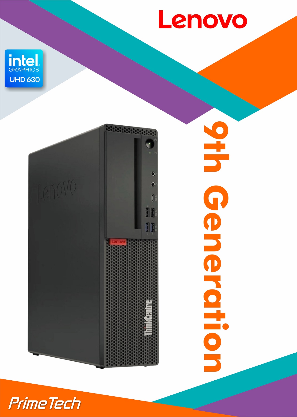 Lenovo 9th Gen SFF PC- Core i3 9th Processor, 16GB DDR4 RAM, 128GB NVMe ...