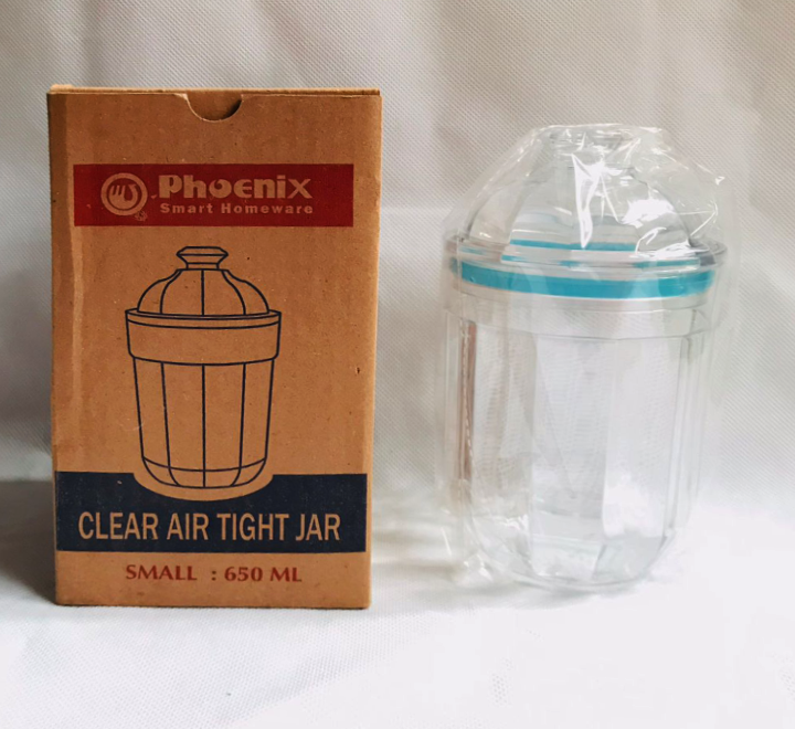 Clear Air Tight Jar 650ml Small | Daraz.pk