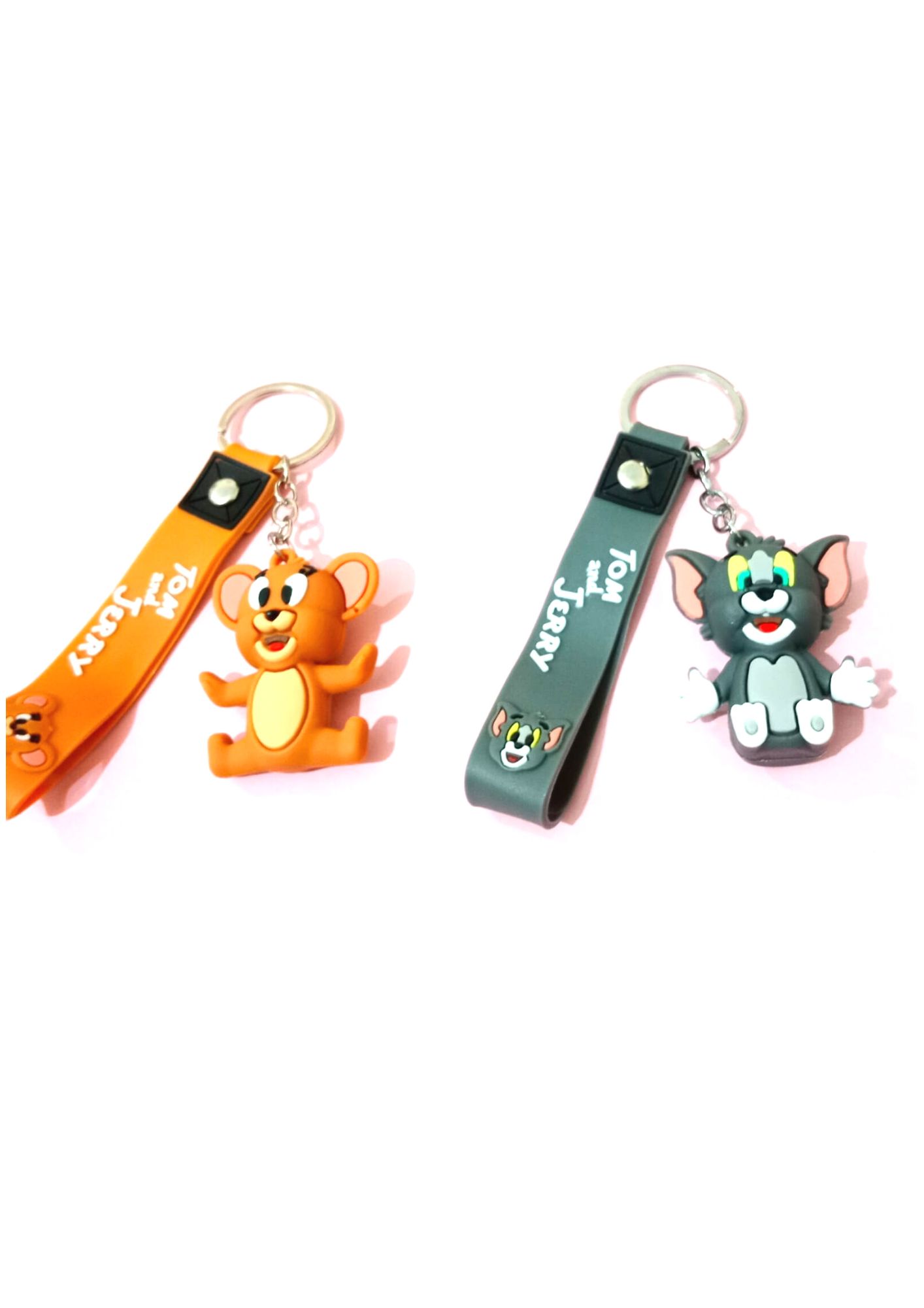 Pvc Key Ring Silicone Tom And Jerry Key Chain Custom 3D Cartoon Anime ...