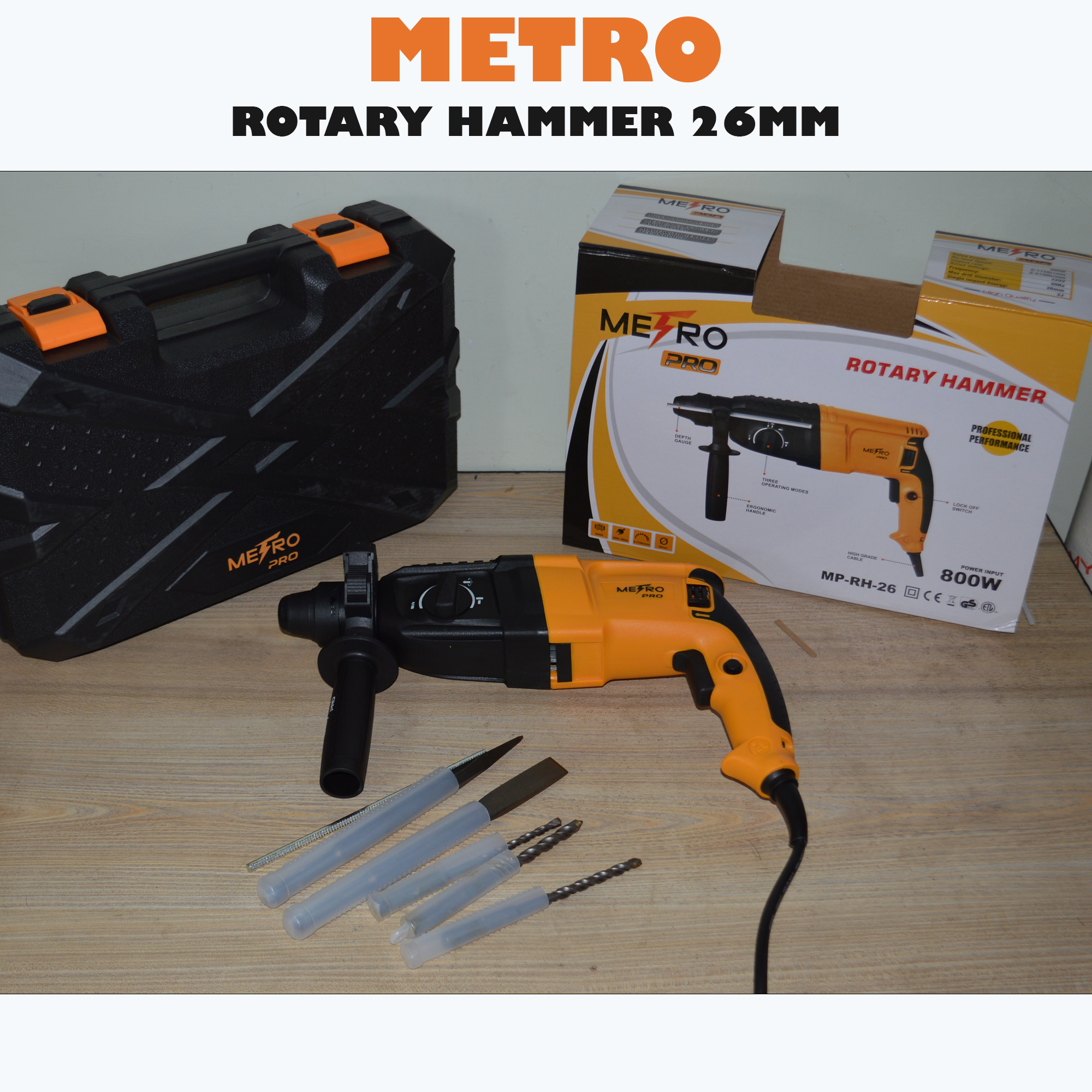 Rotary Hammer Hilti Drill Machine 26MM, Triple Function Rotary Drill ...