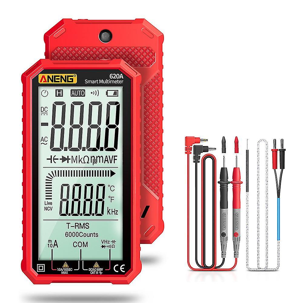 ANENG 620A Digital Smart Multimeter Transistor Testers 6000 Counts True ...