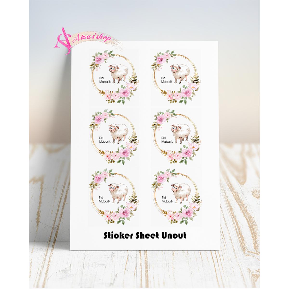 Eid Ul Azha uncut sticker customized stickers | Daraz.pk