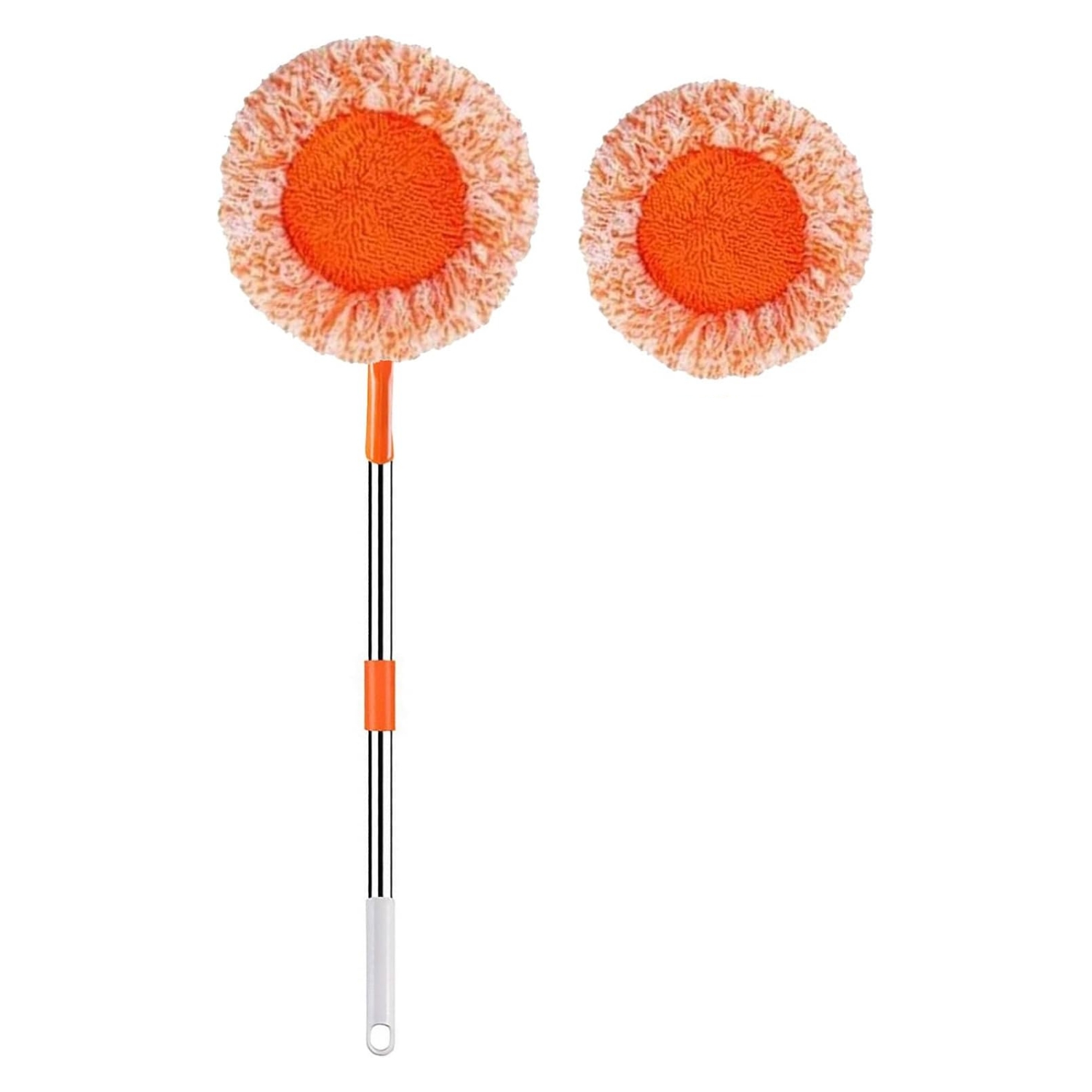 360° Rotating Round Shape Extendable Microfiber Mop For Floor Cleaning ...