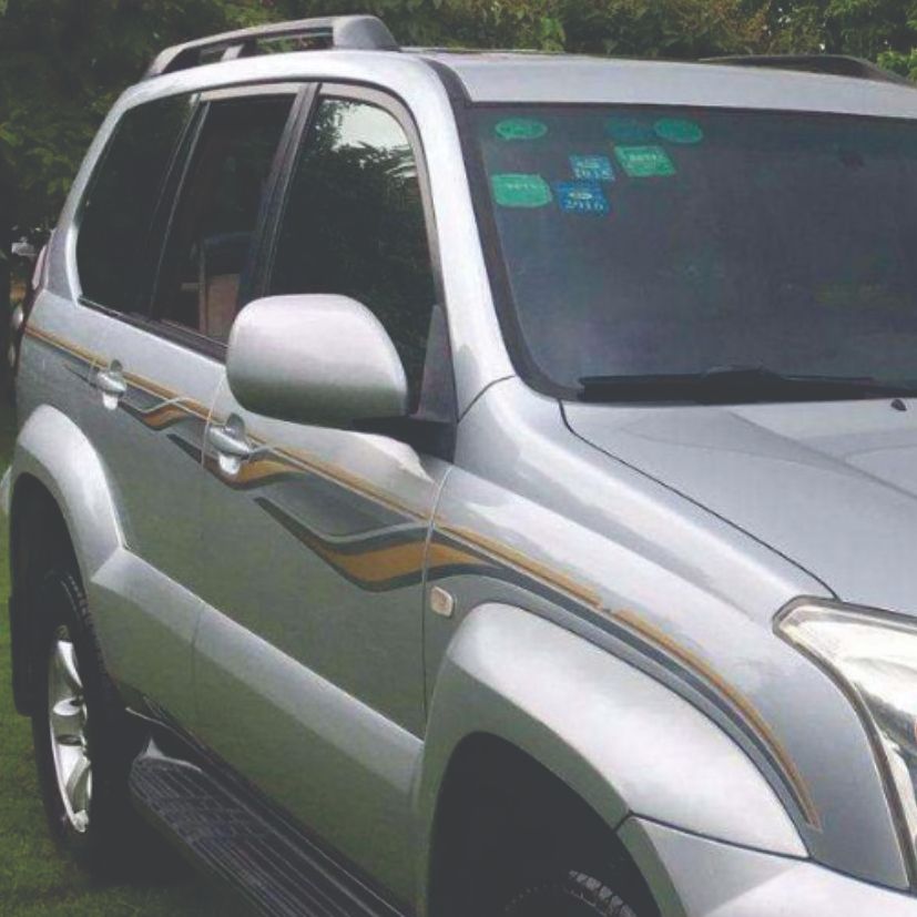 Car Body Sticker For Toyota Land Cruiser Prado 2004(imported quality ...