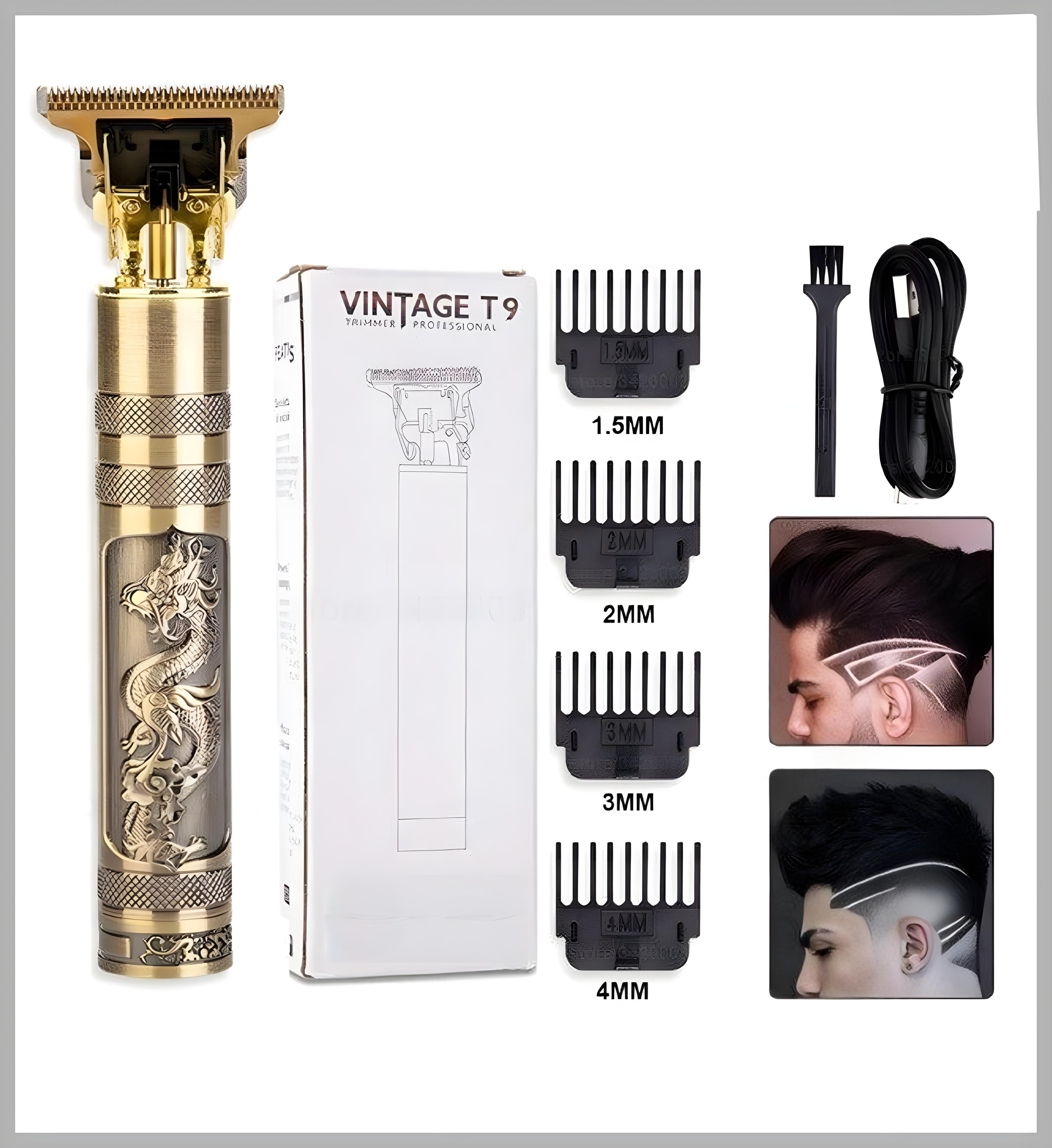 T9 Hair Trimmer For Men, Professional Hair Clipper, Adjustable Blade ...