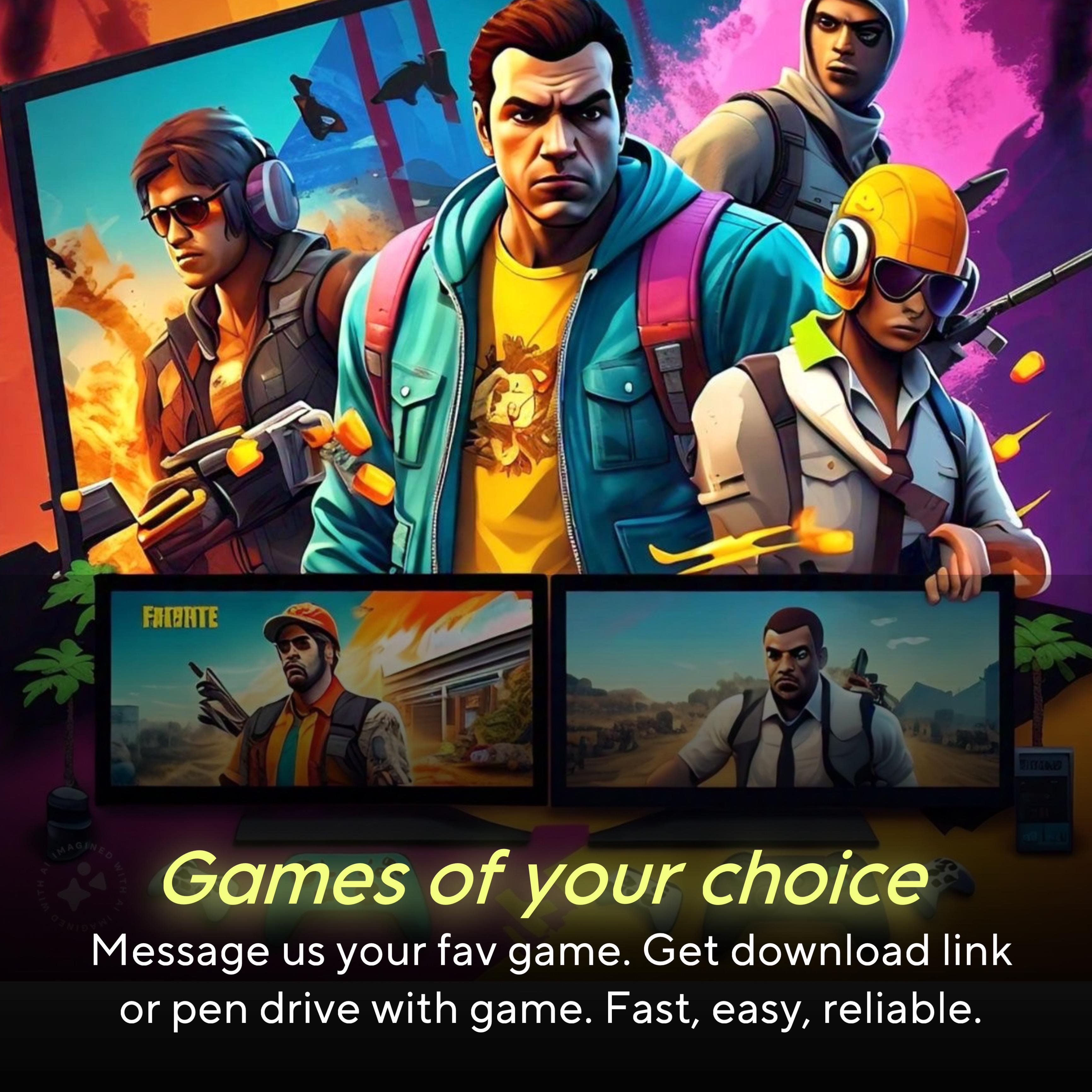 Custom Game Download link & USB Transfer Service – Get Your Favorite ...