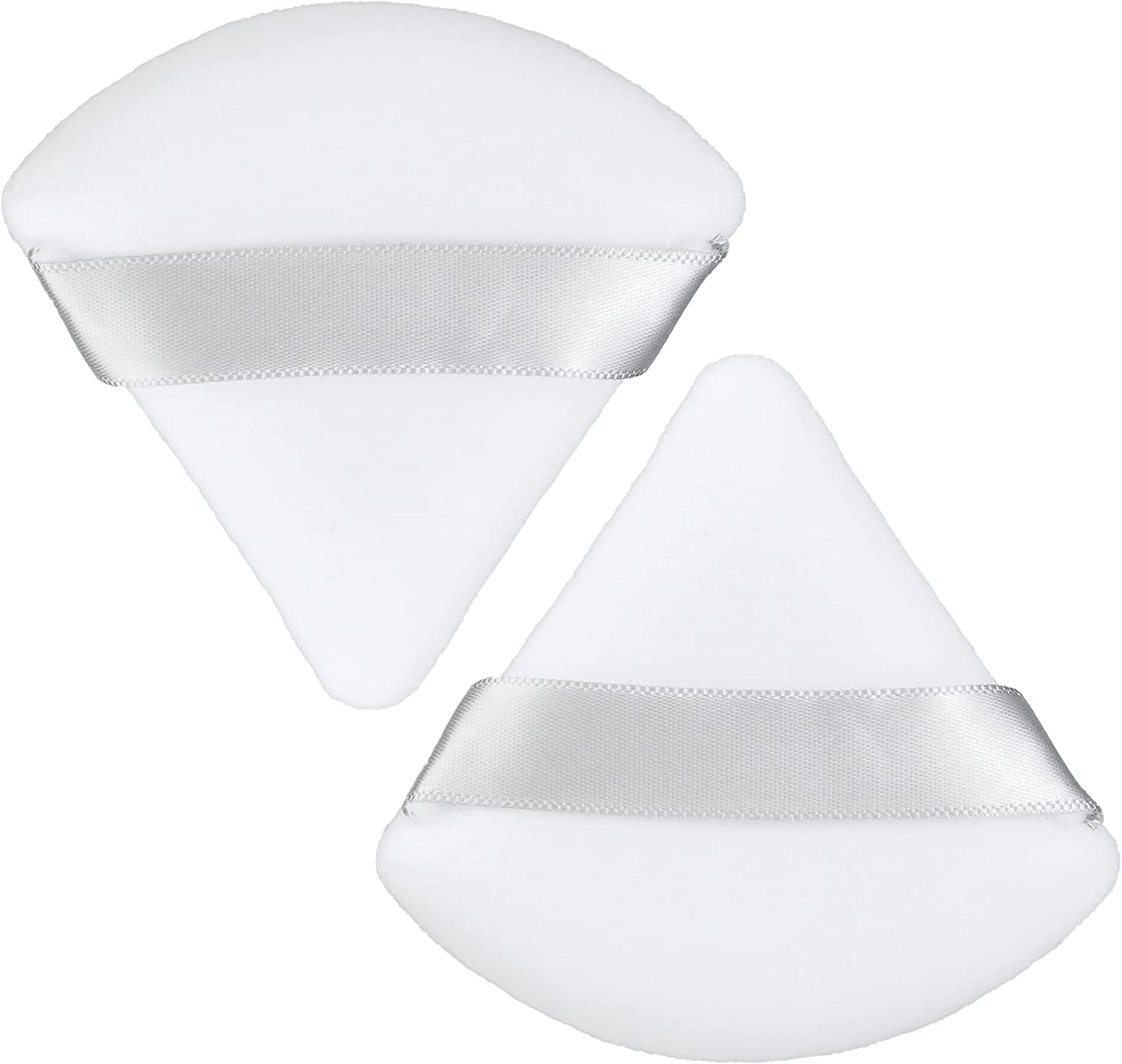 2 pc Makeup Puff Powder Puff Reusable Triangle Sponges with Strap for ...