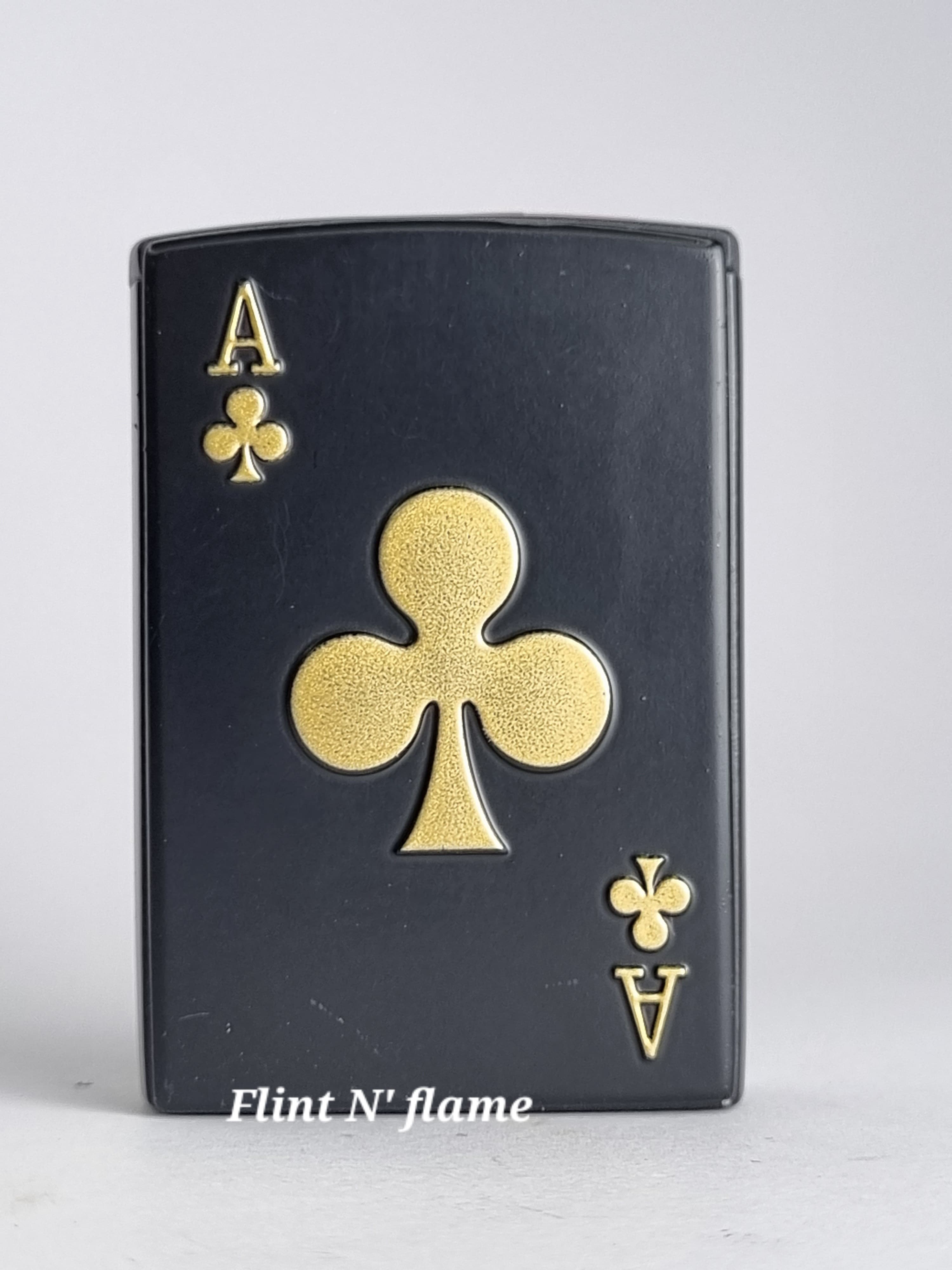 Embossed Metal build Black color card blue color flame light weight ...