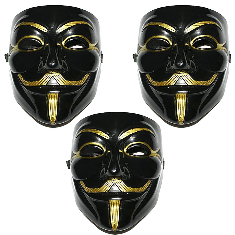 Black Hacker Mask Ghost Dancer V Character Vendetta Mask - Cyberpunk ...