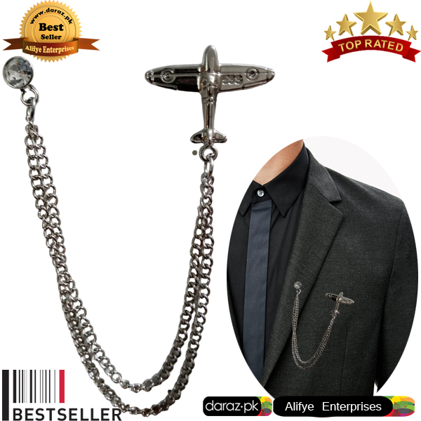 Airplane Pin Brooch - Alloy Antique Airplane Retro 533 Air Plane Pin ...