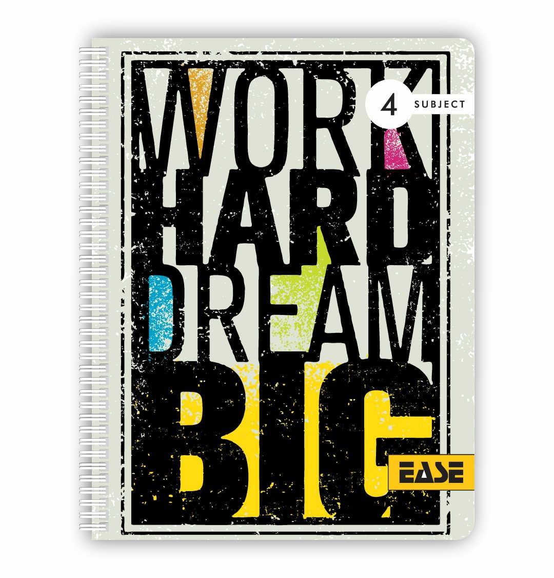 Work Hard, Notebook, Plastic Cover, 4 Subject Price in Pakistan - View ...