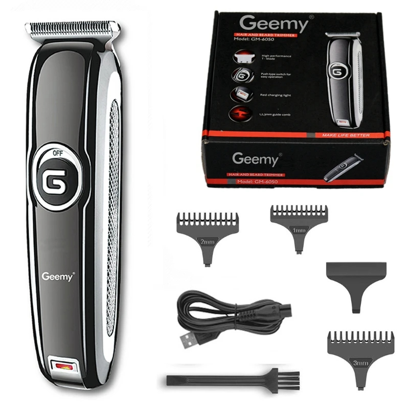 Geemy GM-6050 hair trimmer professional for men beard & hair clipper ...