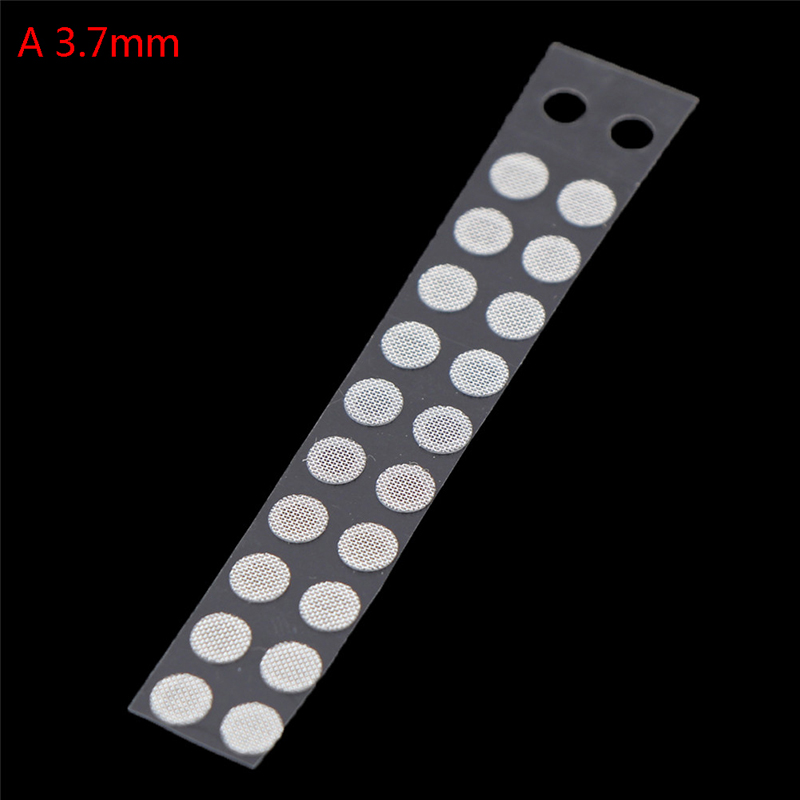 20PCS Stainless Steel In-Ear Earphone Filter Dust Net Earbuds With Glue ...