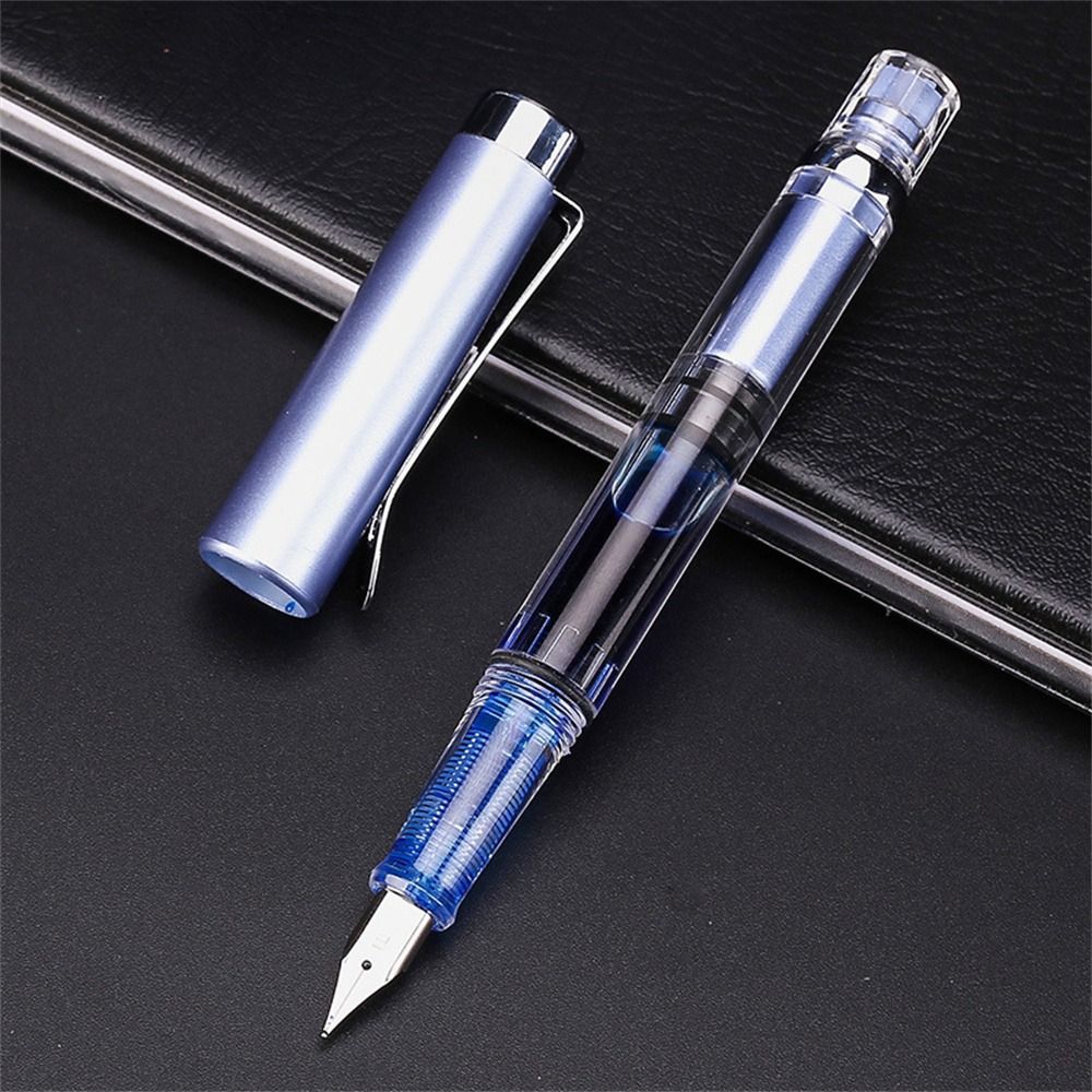 Stationery Student Transparent EF Nib Business 0.38mm Writing Pen ...