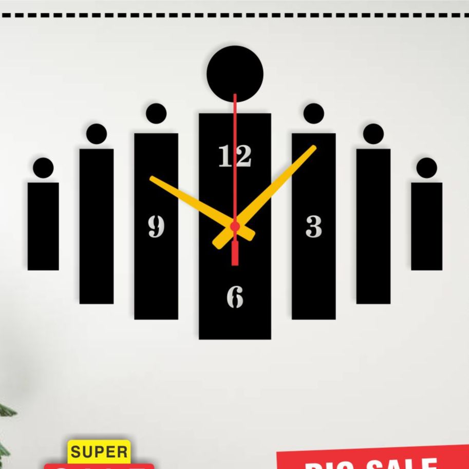 Modern Design, Minar WallClock,The New Wooden Wall Clock Big Size I ...