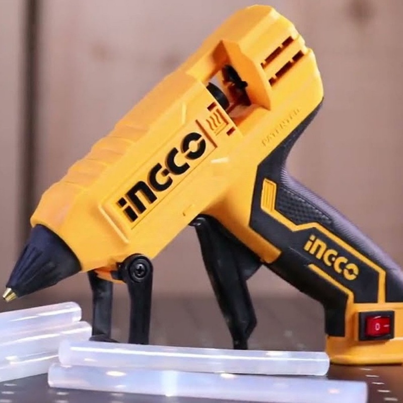INGCO Hot Glue Gun With 8 Glue Sticks 220W High Temperature Melting ...