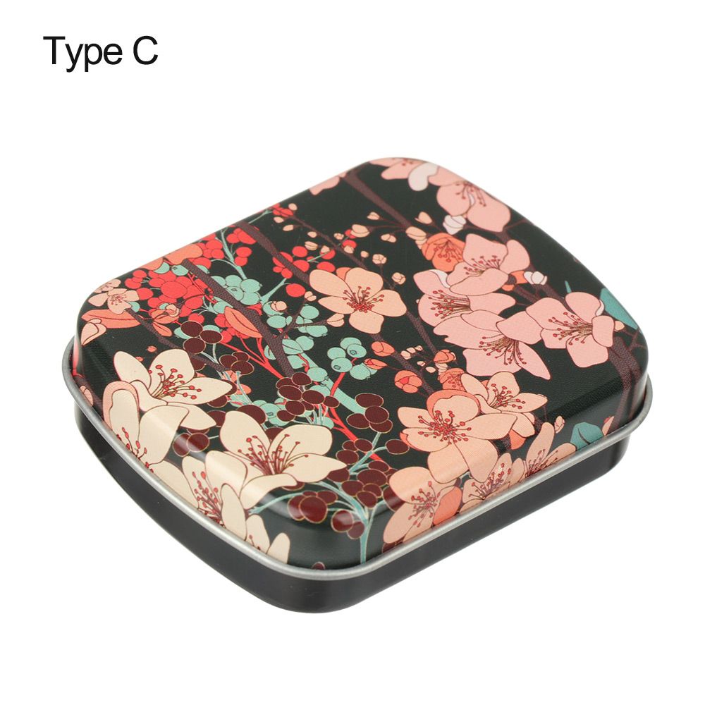 Jewelry Collect Metal Hinged Home Organizer Tin Box Container Kit ...