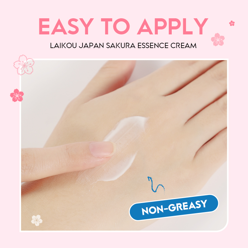 LAIKOU Japan Sakura Essence Cream Moisturizing Anti-aging Nourishing Skin Rejuvenate Facial ...