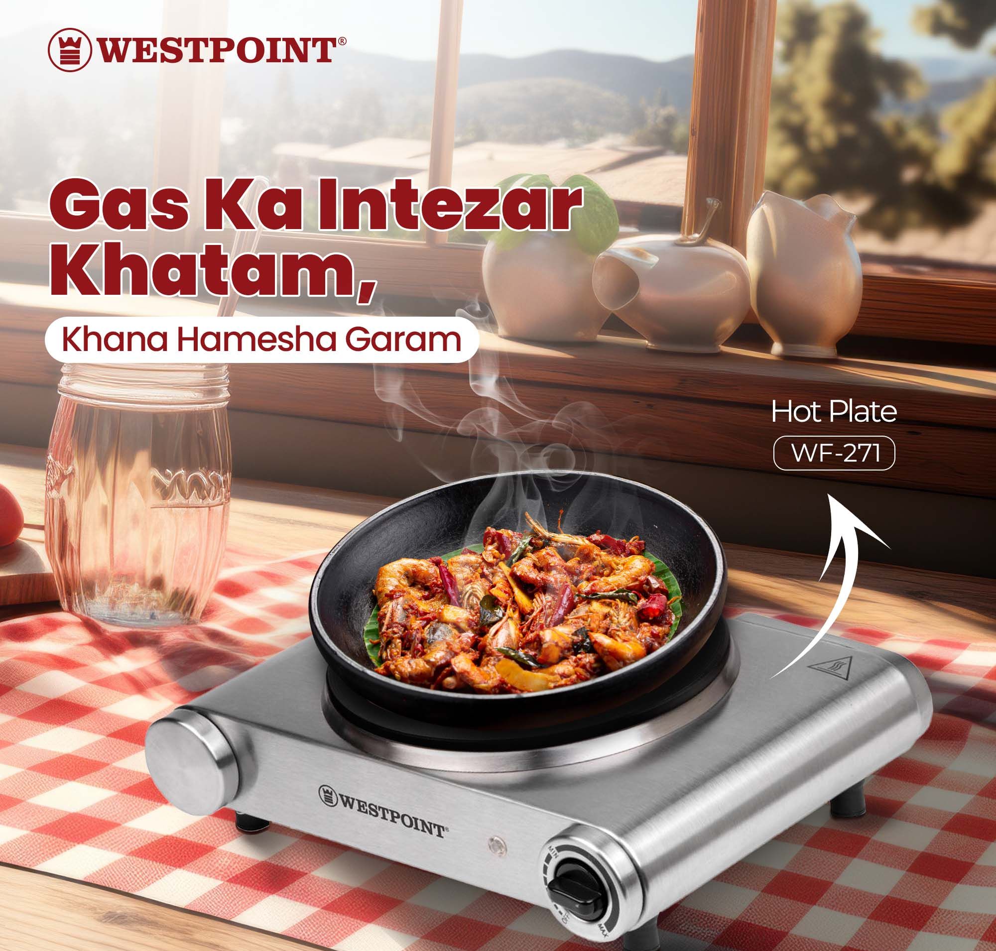 Westpoint Hot Plate WF-271 | Daraz.pk