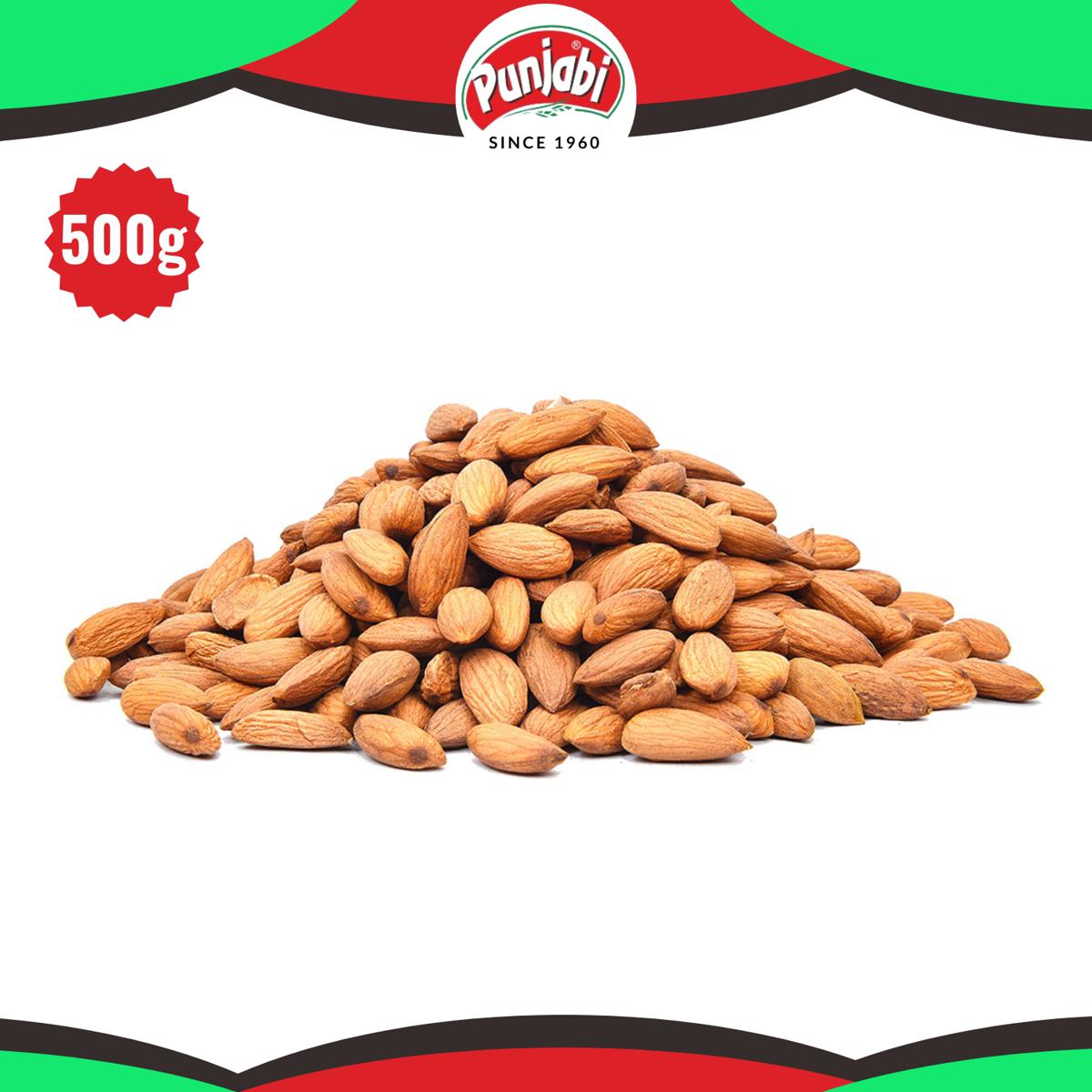 Punjabi Store Badam Giri American A (Almond Without Shell) 500g | Daraz.pk