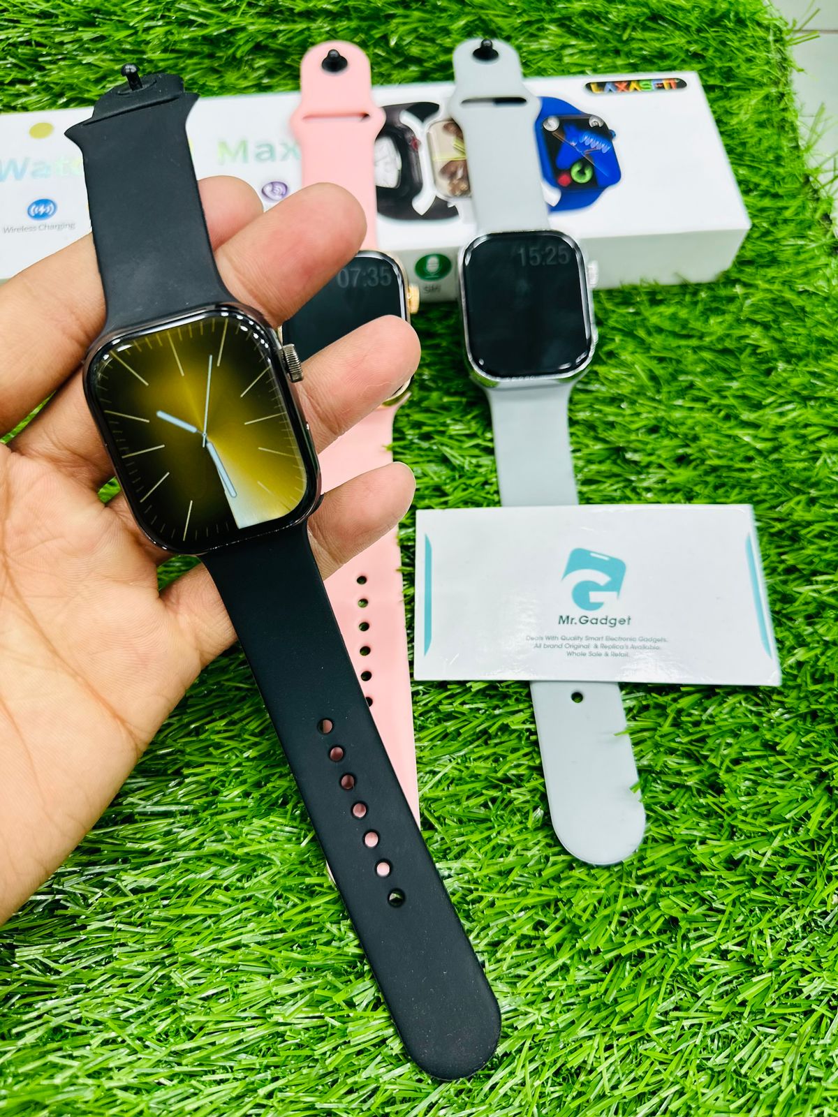 Watch 9 Max | Stainless Steel | 2.12″ Bezel Less Display | Daraz.pk