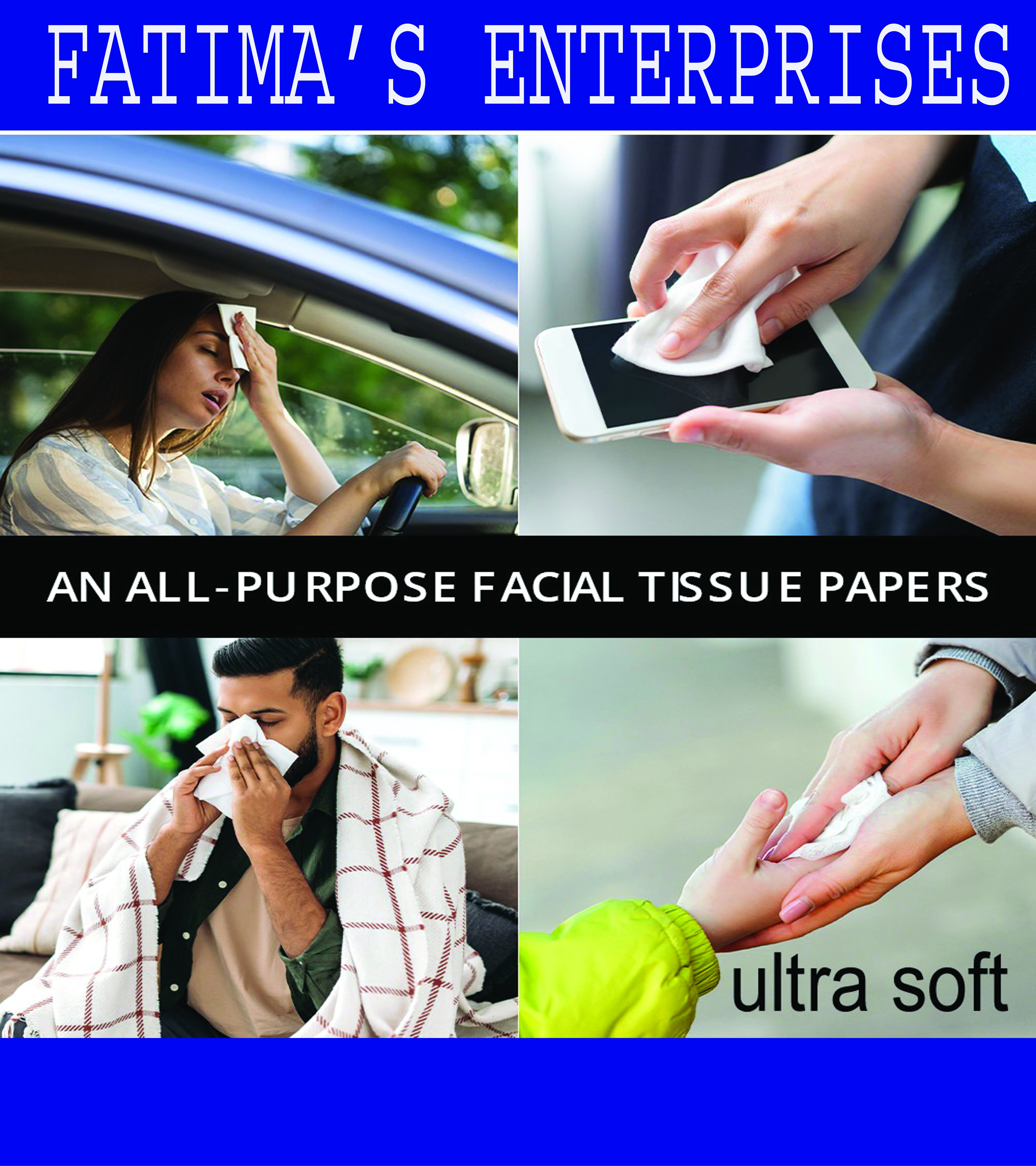 Super Soft 500 Sheets of Paper Facial Tissue with Rose Fragrance ...